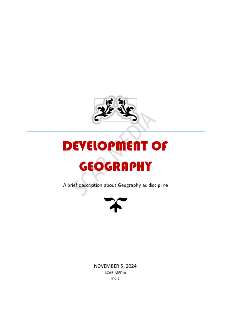 Development of Geography | PDF | Geography | Liberal Arts Education