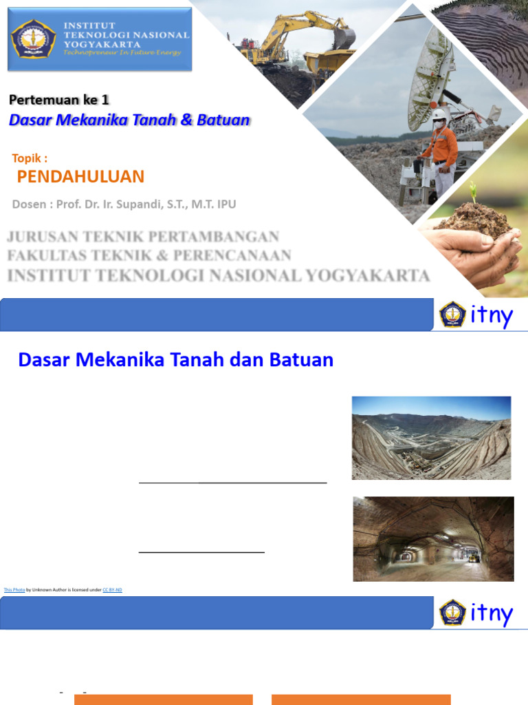 01 Dasar MekTan MekBat Pendahuluan Nov2024 | PDF | Natural Materials