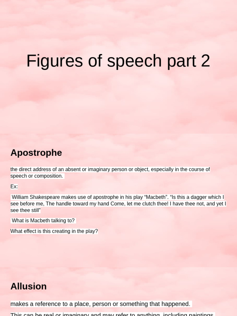 Figures of Speech Part 2 | PDF | Irony