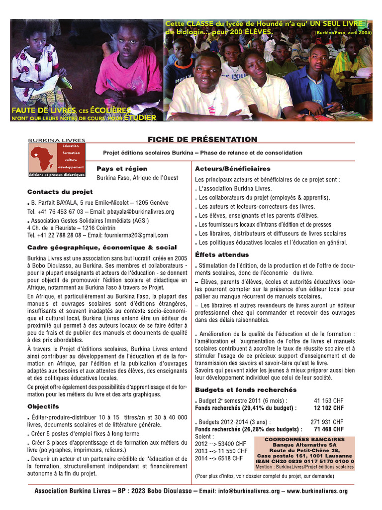 Fiche Projet ABL | PDF
