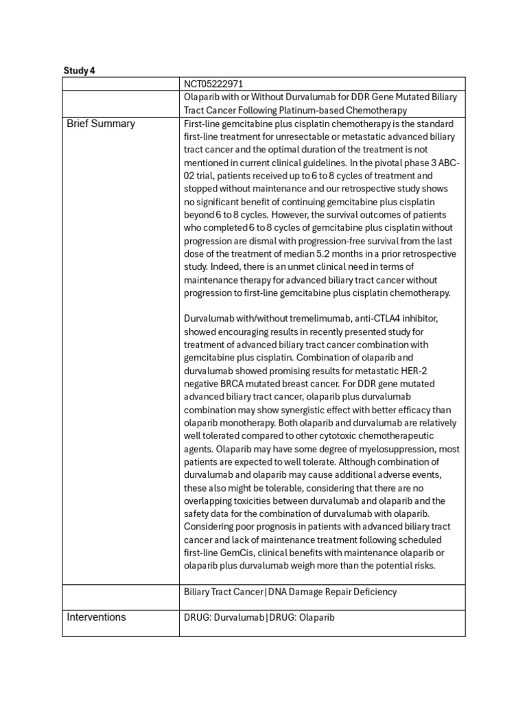 New Sample Data - 4 - NCT05222971 | PDF | Chemotherapy | Cancer