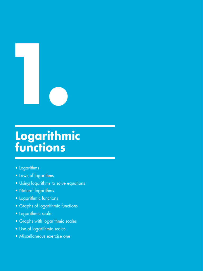 Evaluating Logarithmic Functions | PDF | Ph | Logarithm
