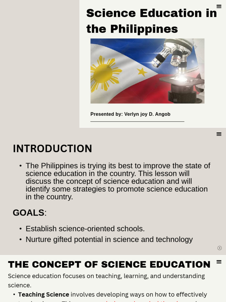 Science Education in The Philippines - 20250124 - 120304 - 0000 | PDF ...