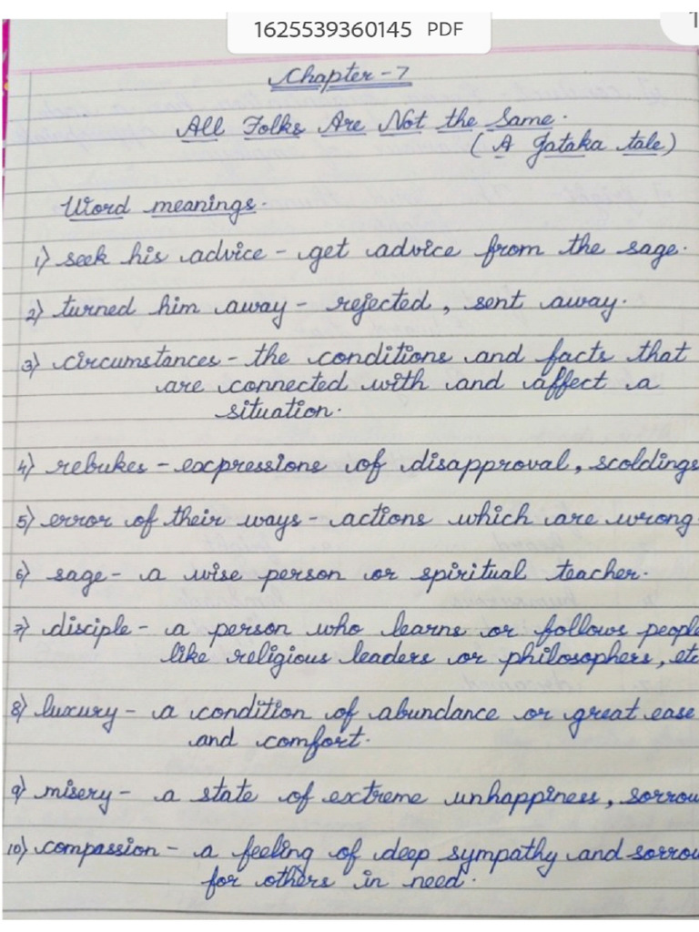 English Work-9 | PDF