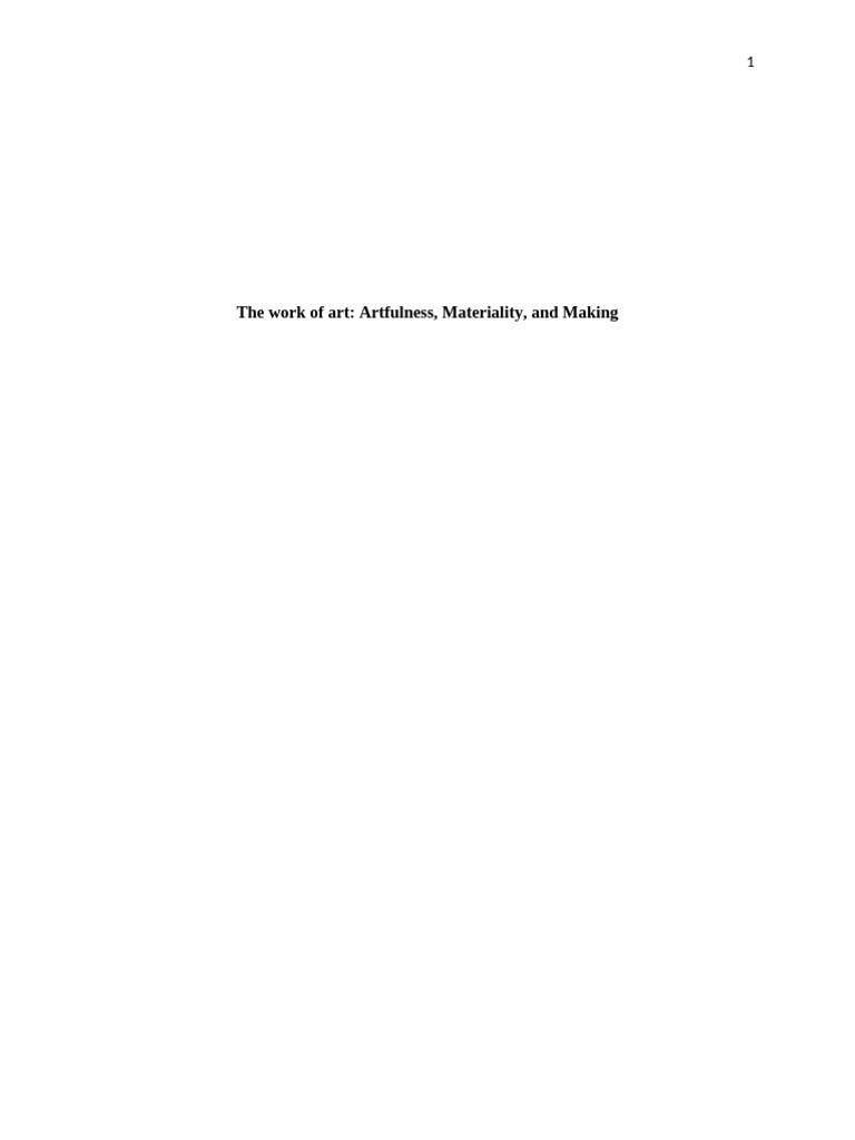 Zuyu Written Paper Work of Art | PDF | Creativity | Learning