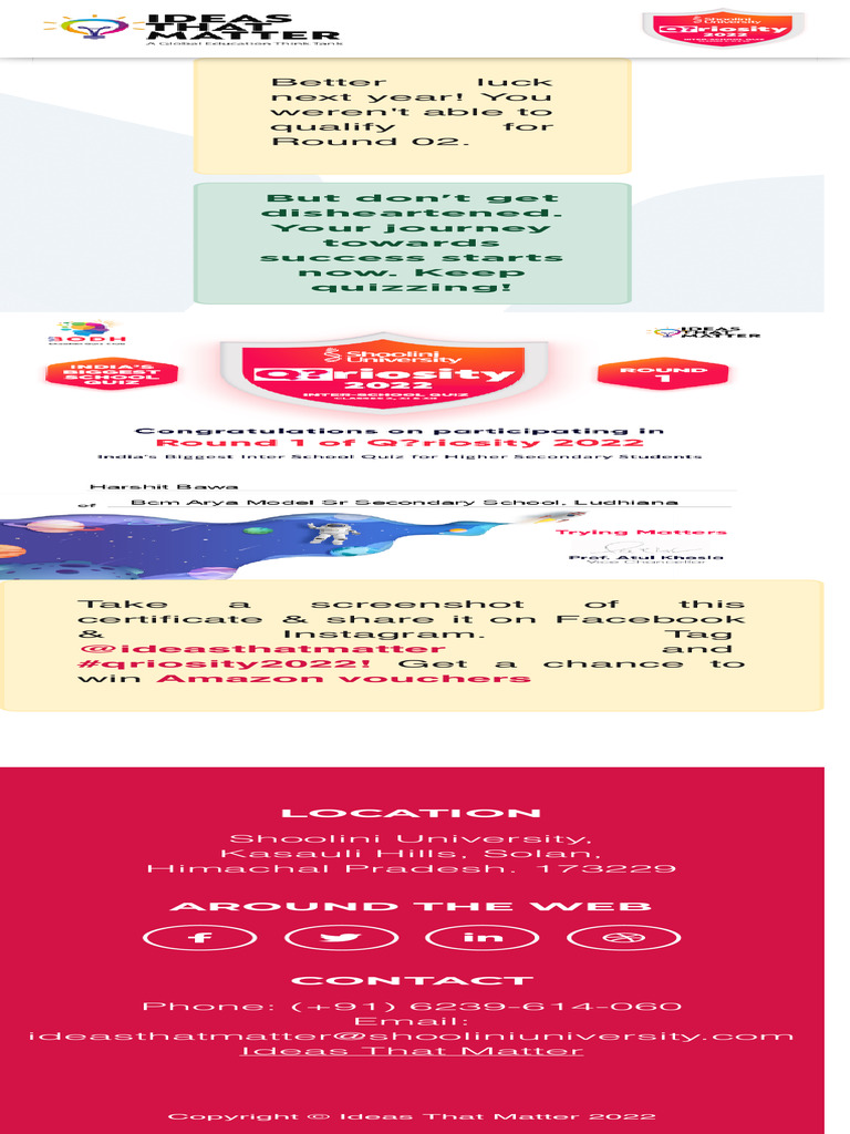 Ideas That Matter Qriosity | PDF