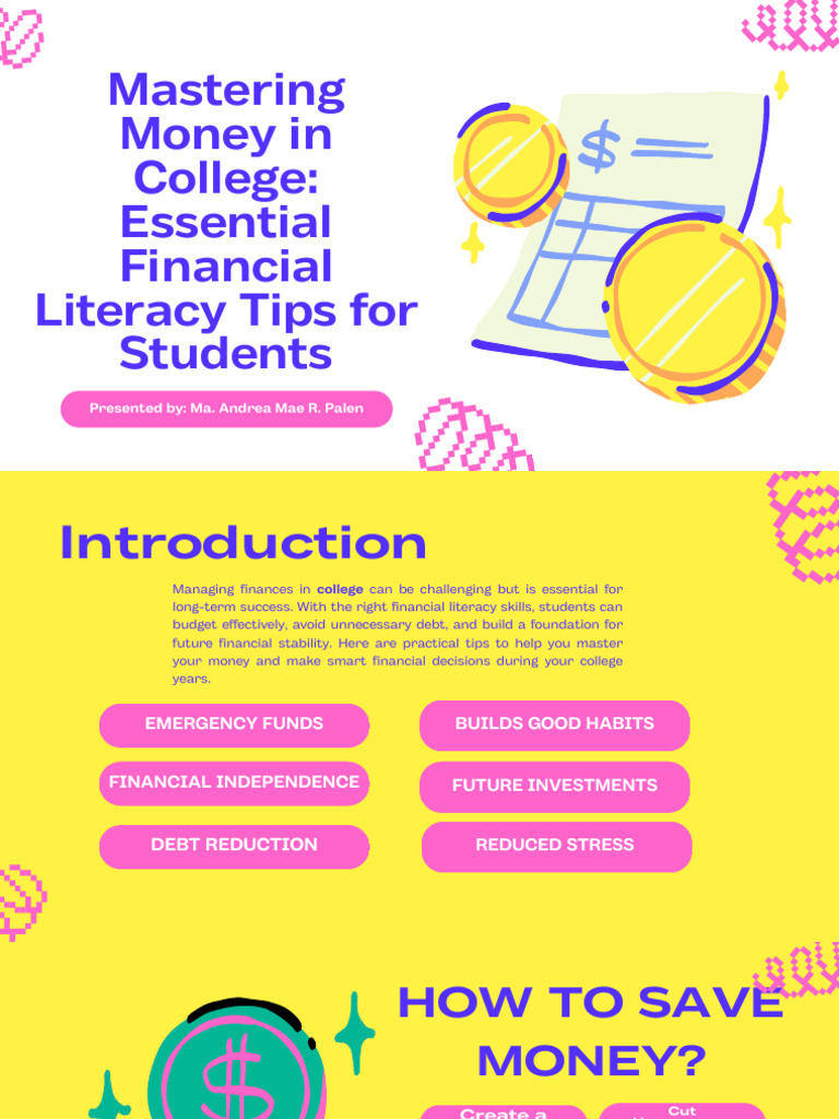 Mastering Money in College Essential Financial Literacy Tips for ...