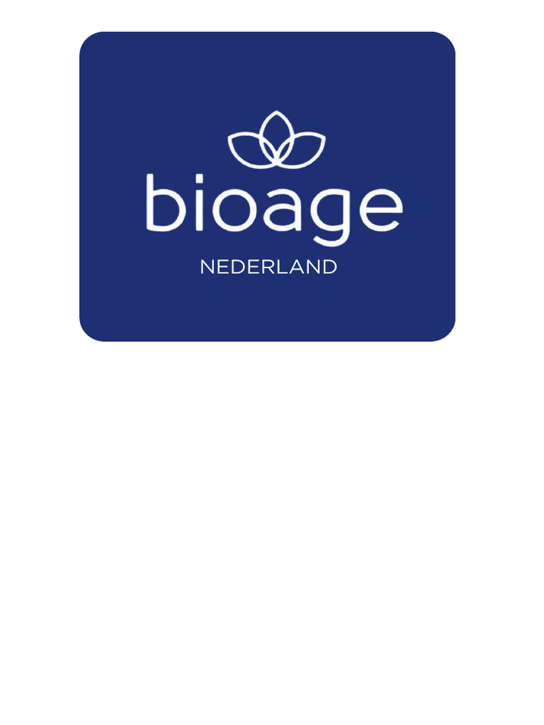 Bioage Nederland | PDF