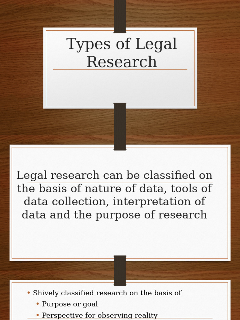 Types of Legal Research | PDF | Inductive Reasoning | Deductive Reasoning