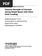 Flexural Strength Testing of Concrete | PDF | Fracture | Concrete
