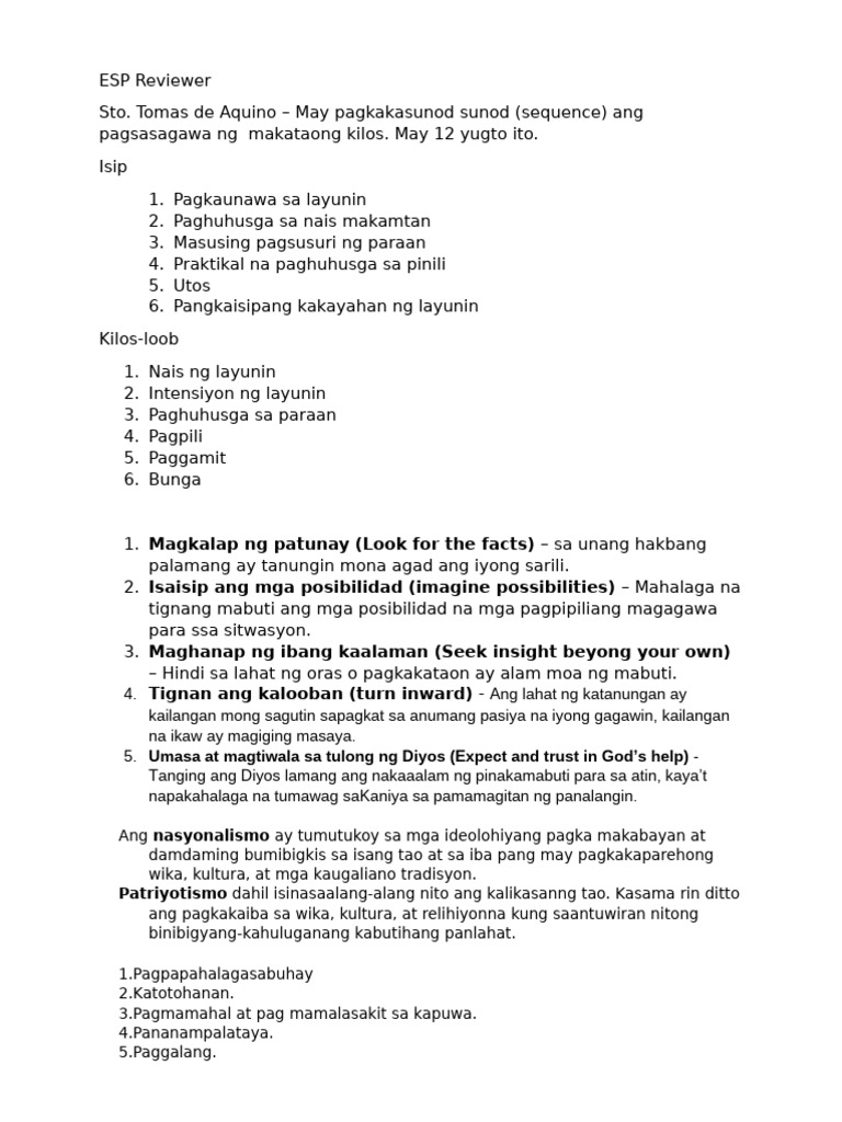 ESP COMP Reviewer | PDF | Cursor (User Interface) | Human–Computer Interaction