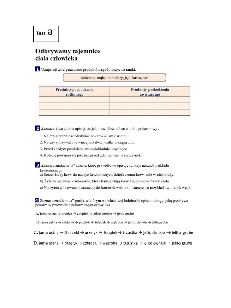 Przyroda Dział 4. | PDF