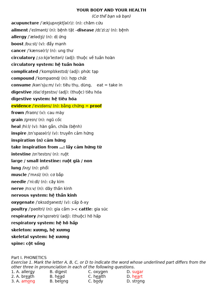 Understanding Your Body's Health Systems | PDF | Gastroenterology ...