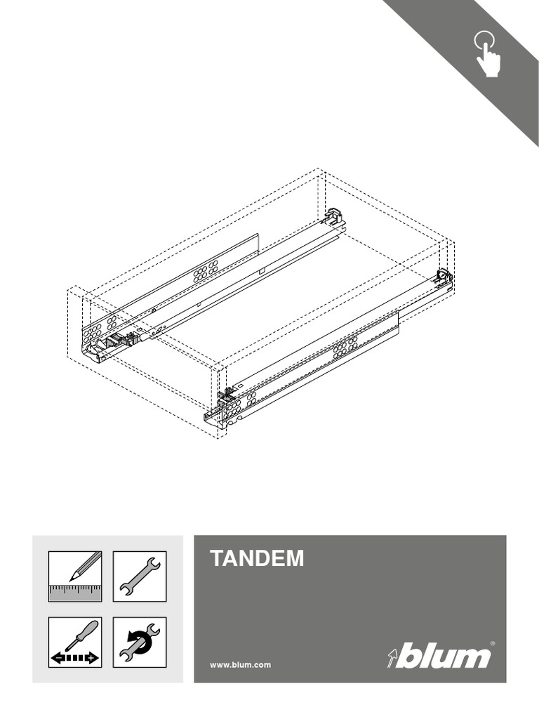 Blum Tandem Drawer Installation Guide | PDF