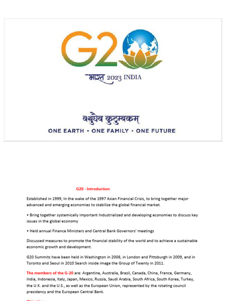 Globalisation Chapter (Economics) (G20) - Important Terms | PDF ...