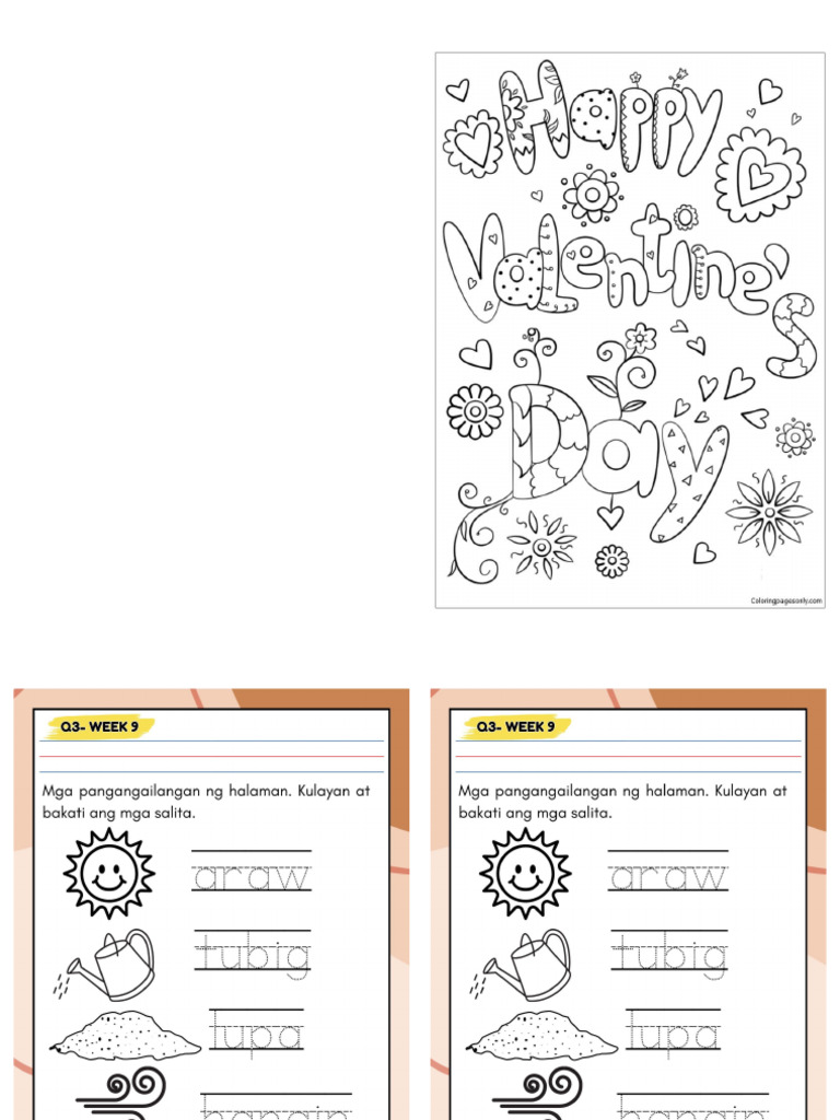 Kindergarten Week 29 | PDF