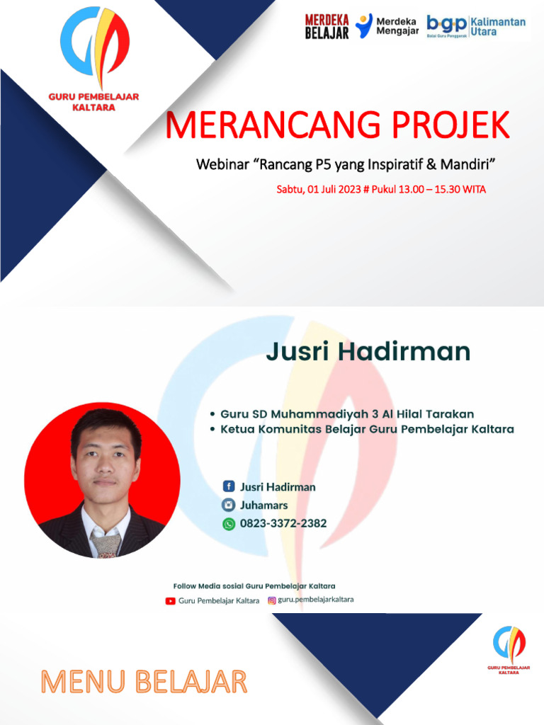 Merancang Projek - Jusri Hadirman | PDF