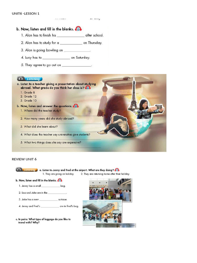 Av7 NQ BQ Listening | PDF