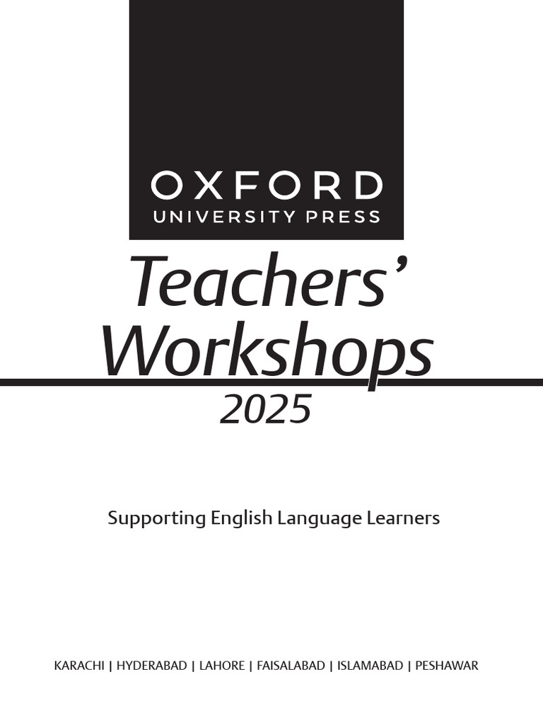 Teaching Guide for English Workshops 2025 | PDF | Reading Comprehension ...
