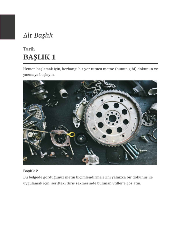 Araba Yağı Neden Akar | PDF