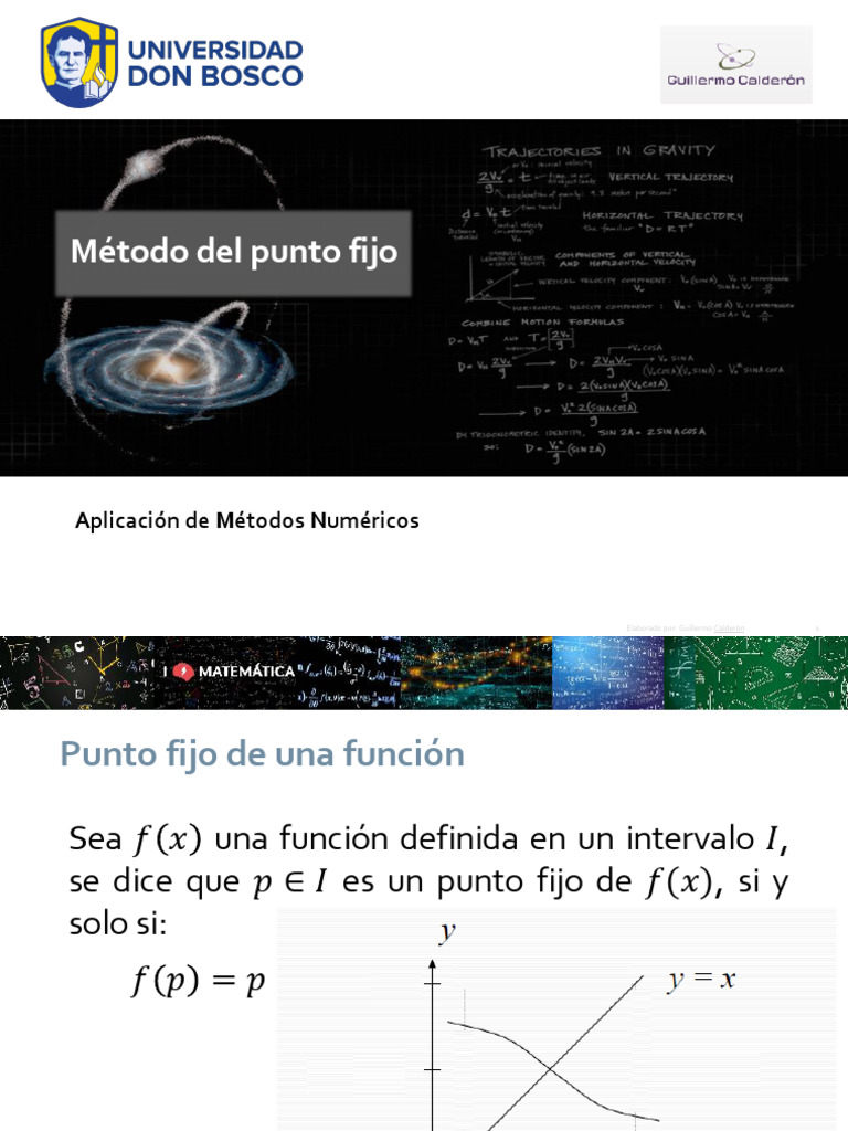 Metodo Del Punto Fijo | PDF | Lógica matemática | Relaciones matematicas