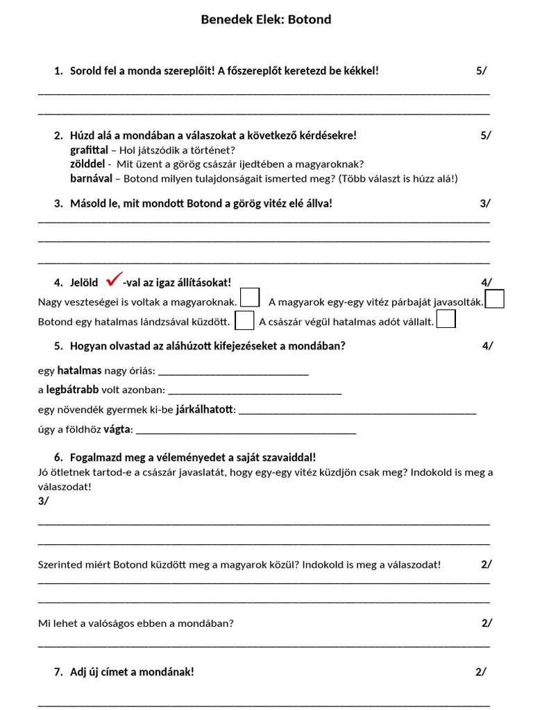 Benedek Elek Botond | PDF