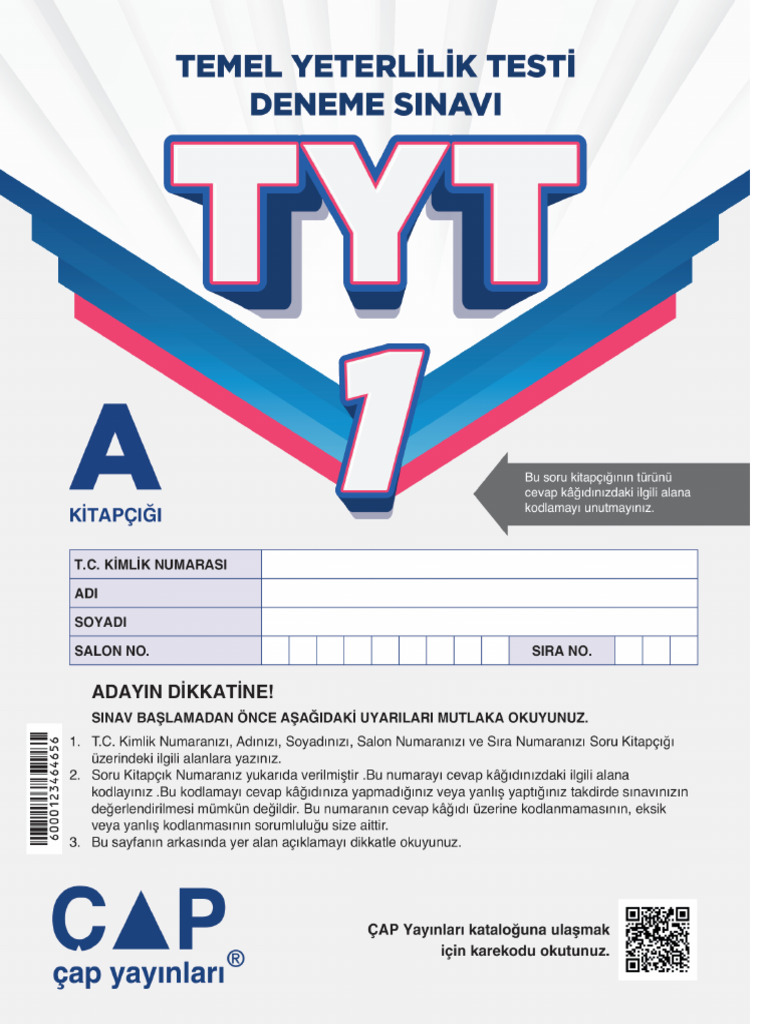 2025 Çap Tyt 1 | PDF