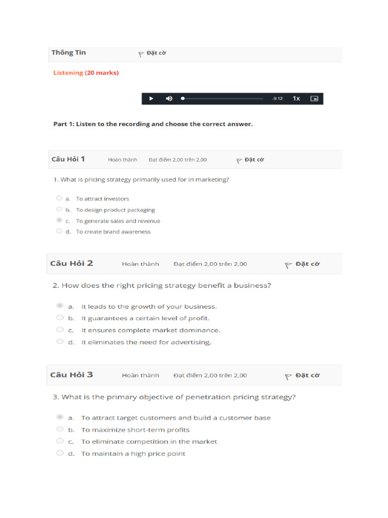 COB1 giữa kì | PDF