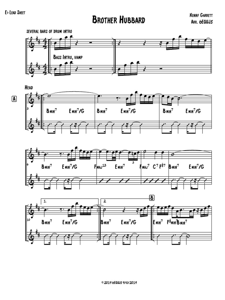 Brother Hubbard Eb | PDF