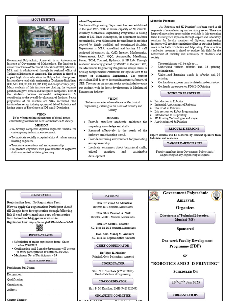 final FDP GPAMT | PDF | Mechanical Engineering | Engineering