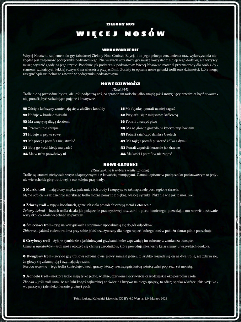 Wicej Nosw | PDF