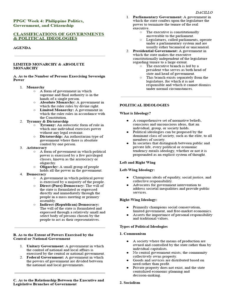 PPG-W4&5 | PDF | President Of The Philippines | World Politics