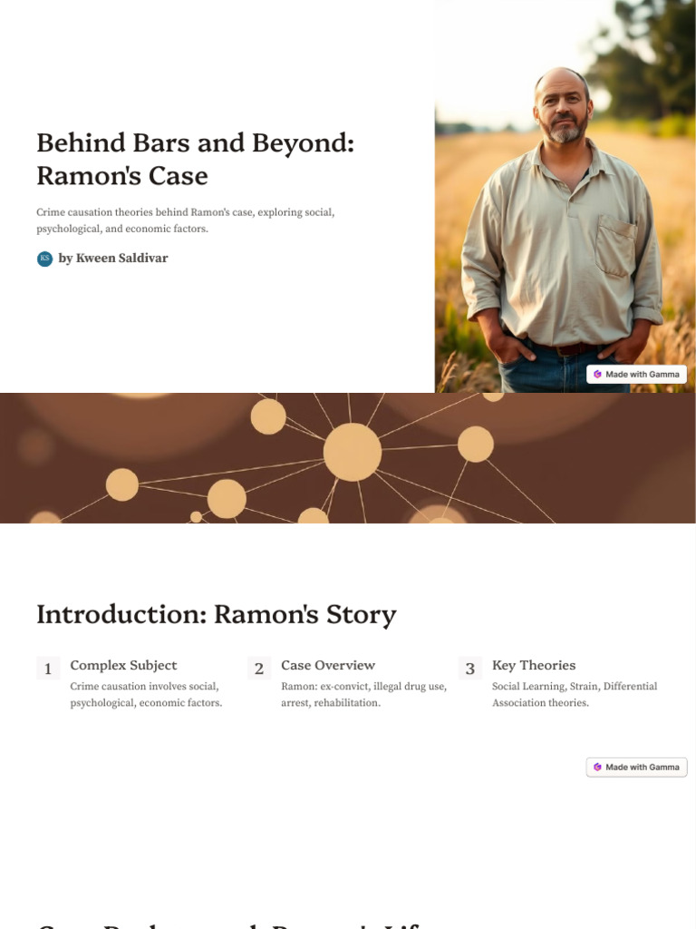 Behind Bars and Beyond Ramons Case | PDF