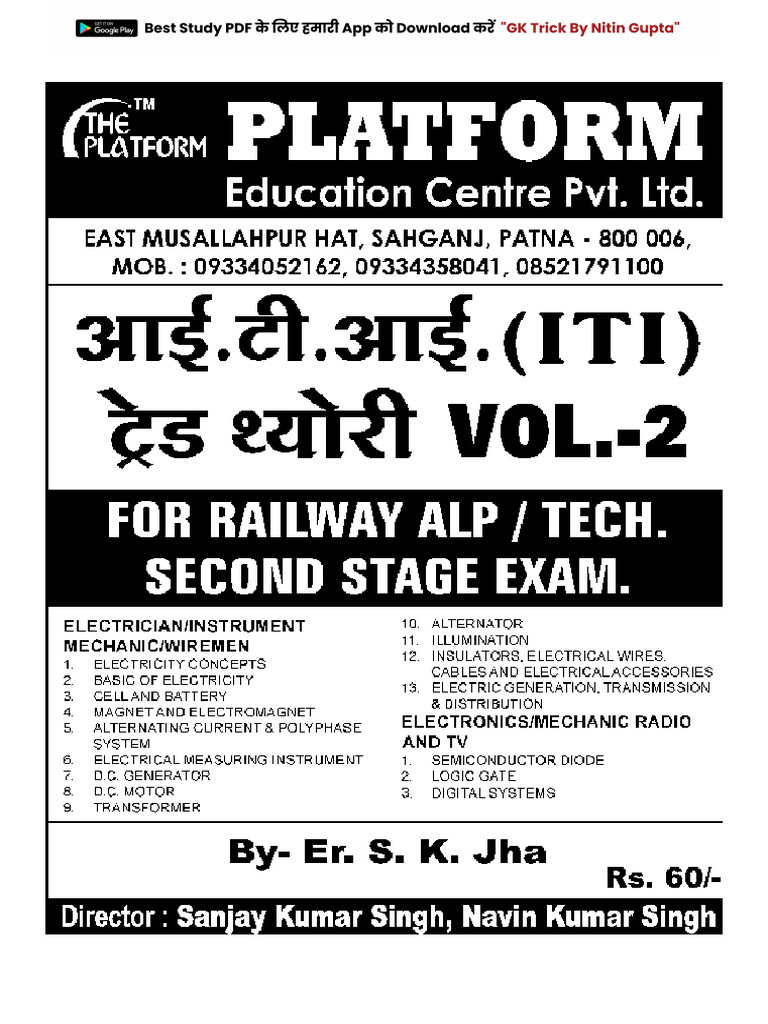 Electronics Mechanic Iti Trade Theory Book. | PDF | Science