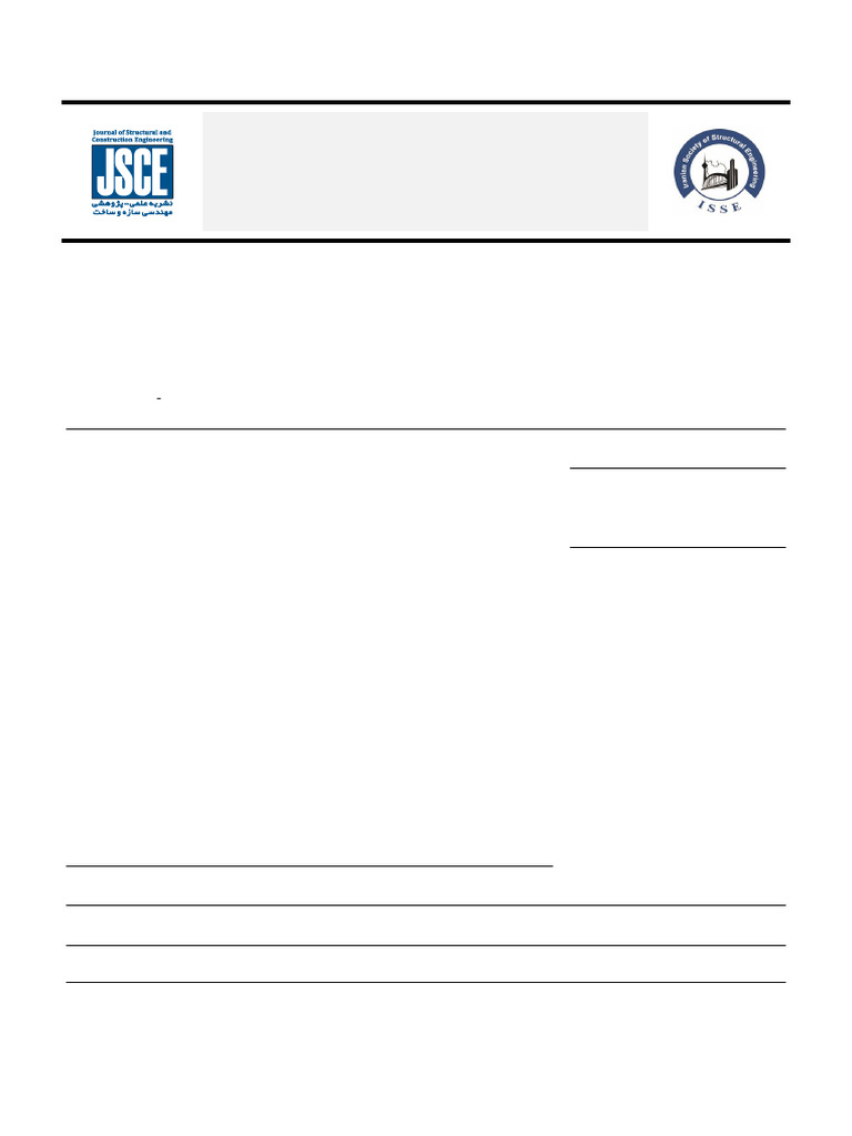 JSCE - Volume 10 - Issue 3 - Pages 242-261 | PDF