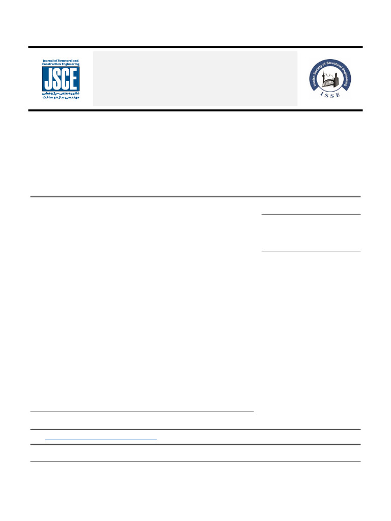 JSCE - Volume 10 - Issue 10 - Pages 222-239 | PDF