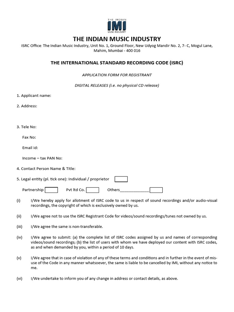 ISRC Code Digital Application | PDF | Justice | Crime & Violence