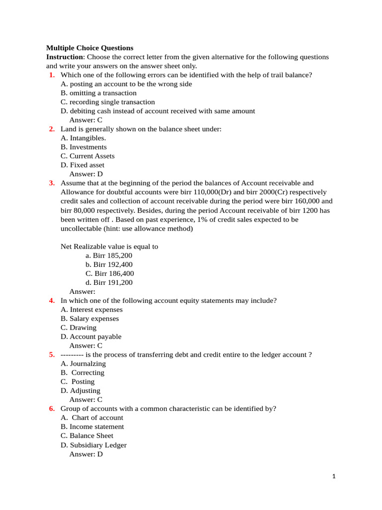 Level III CoC - Knowledge Exam | PDF | Debits And Credits | Expense