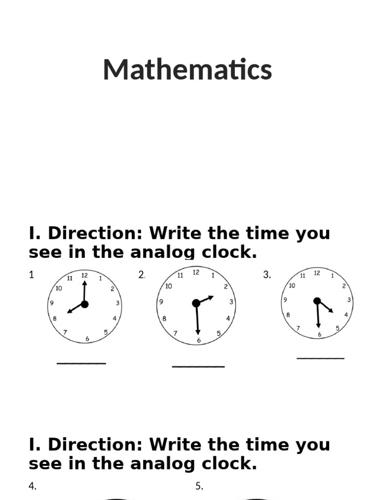 Pointers in Math | PDF