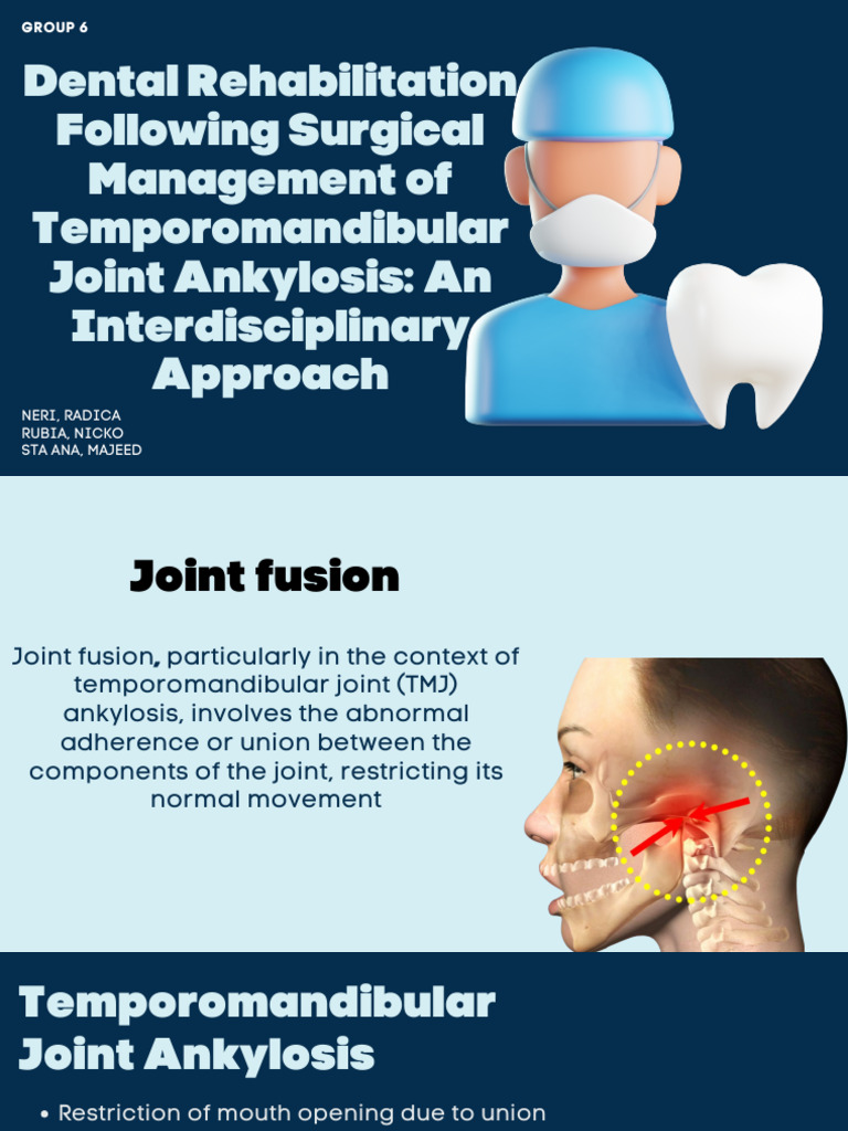 Dental Rehabilitation Following Surgical Management of ...