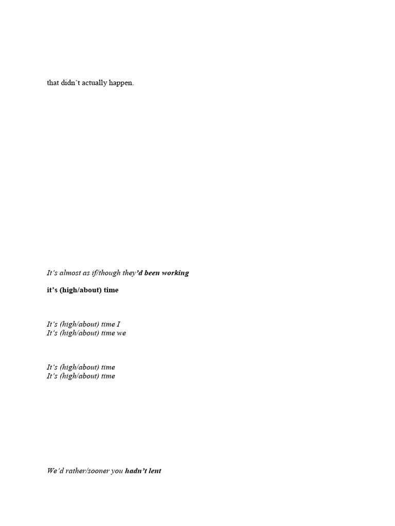 Unreal Time | PDF
