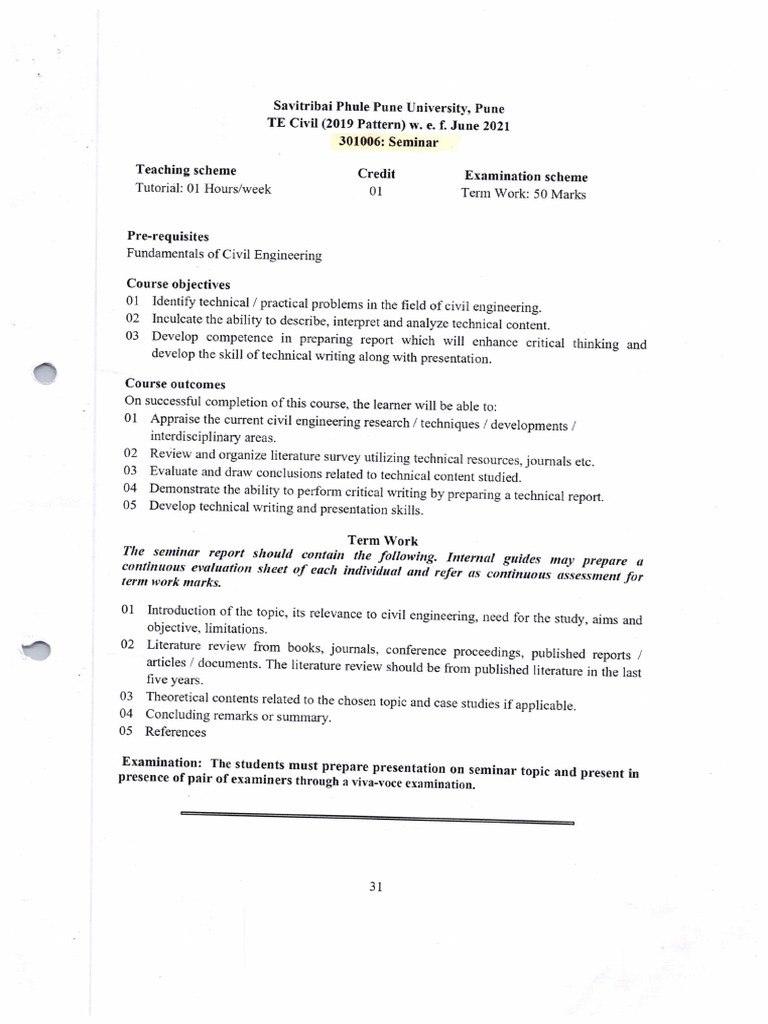 Seminar | PDF