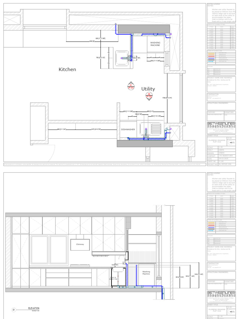 2025-03-04-Bl-Int005-Vns-Plumbing Layout | PDF | Plumbing | Pipe (Fluid ...