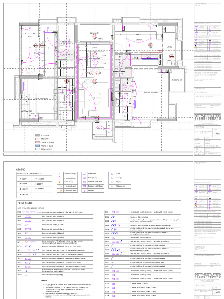 2025-02-14-Bl-Int005-Vns-Electrical DWGS-2 | PDF | Building Engineering | Equipment