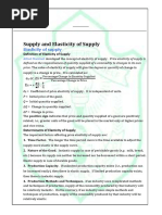 Types of Elasticity of Supply With Diagram | PDF