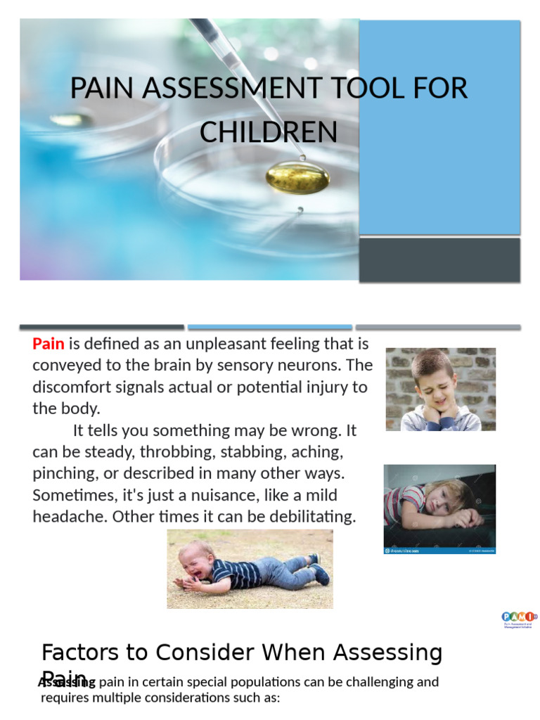 Pediatric Pain Assessment Scales 1 | PDF | Pain | Pain Management
