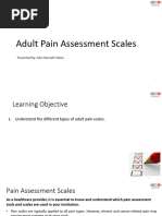 Cognitive Levels and Pain Crosswalk | PDF