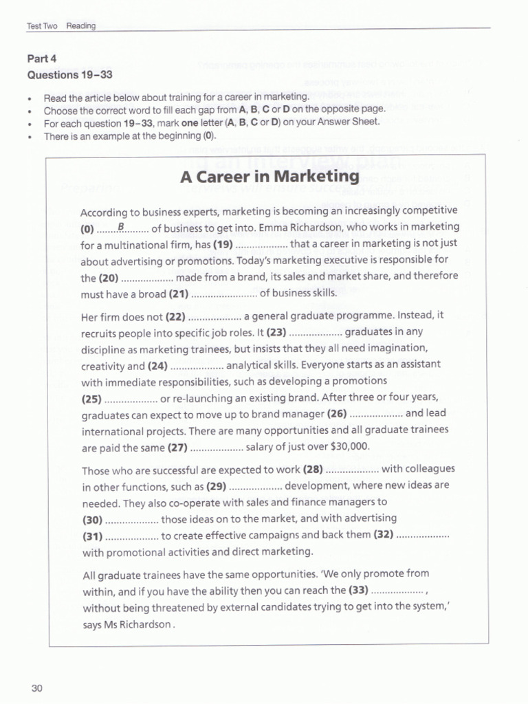 BEC Readingpt4 1 | PDF