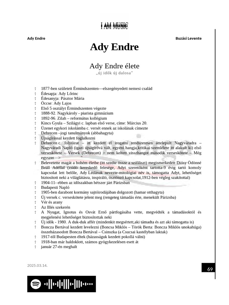 Ady Endre | PDF