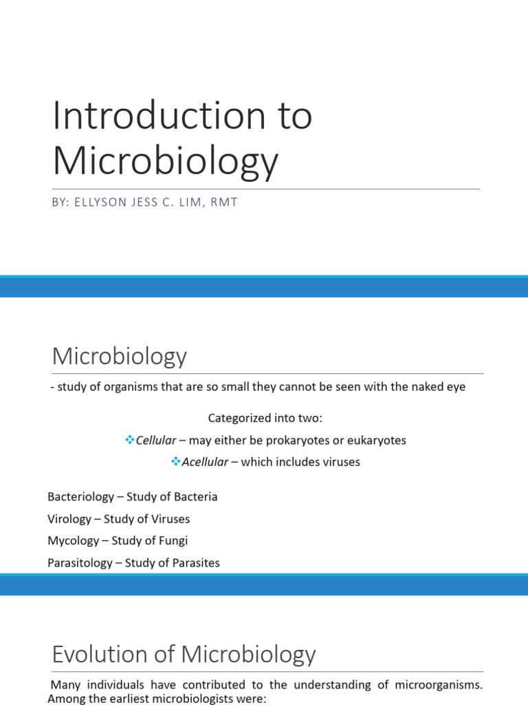 Introduction To Microbiology | PDF | Microbiology | Staining